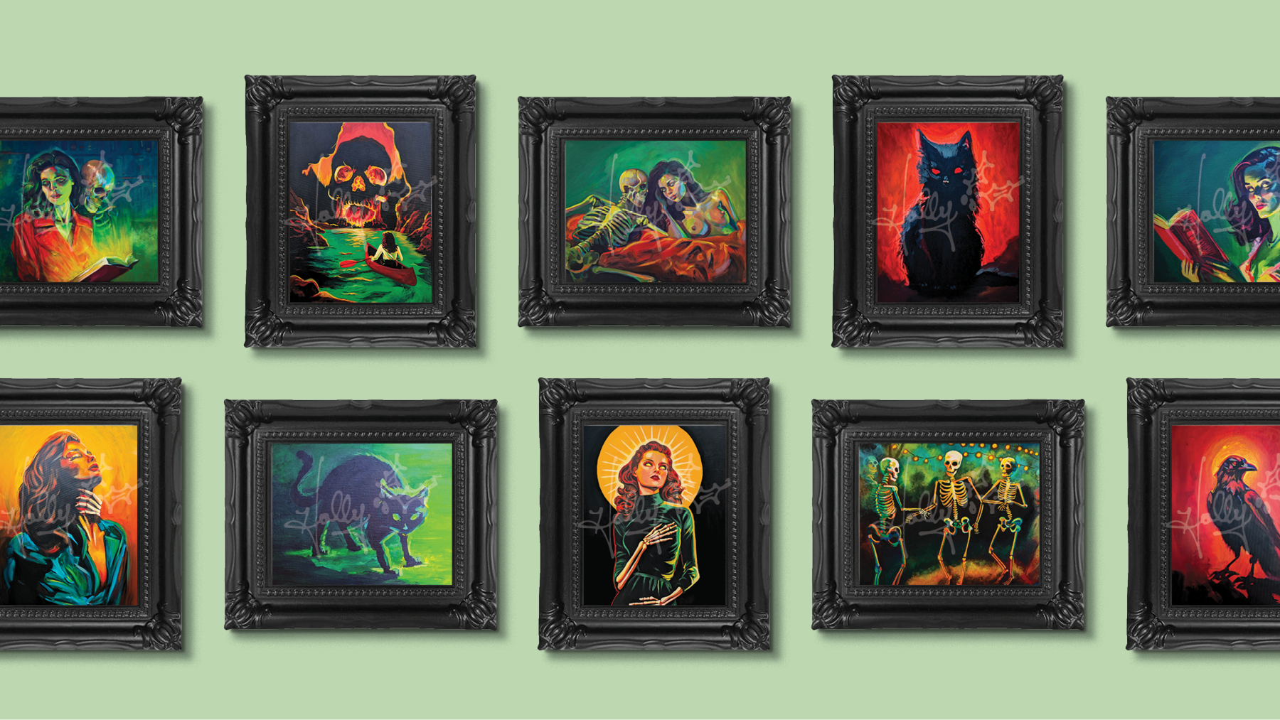 Mini Masterpieces by Holly Bones – Holly Bones Art & Design